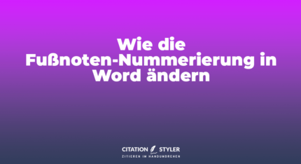 How to change the footnote numbers in Microsoft Word